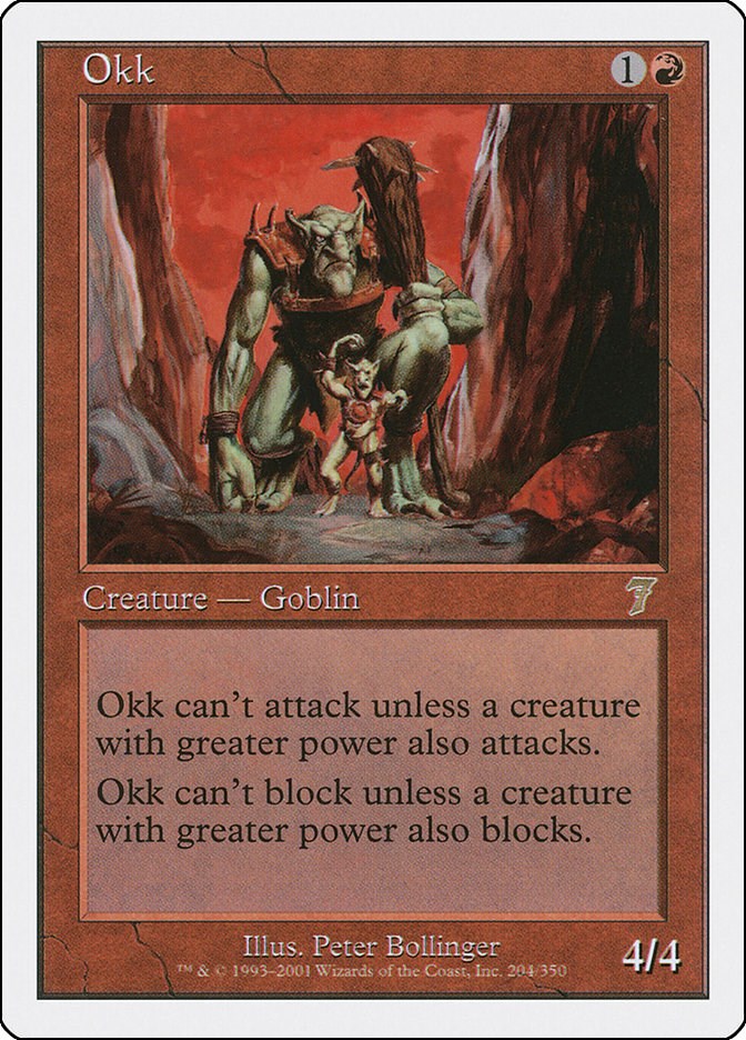 Okk - 7th Edition - Magic: The Gathering