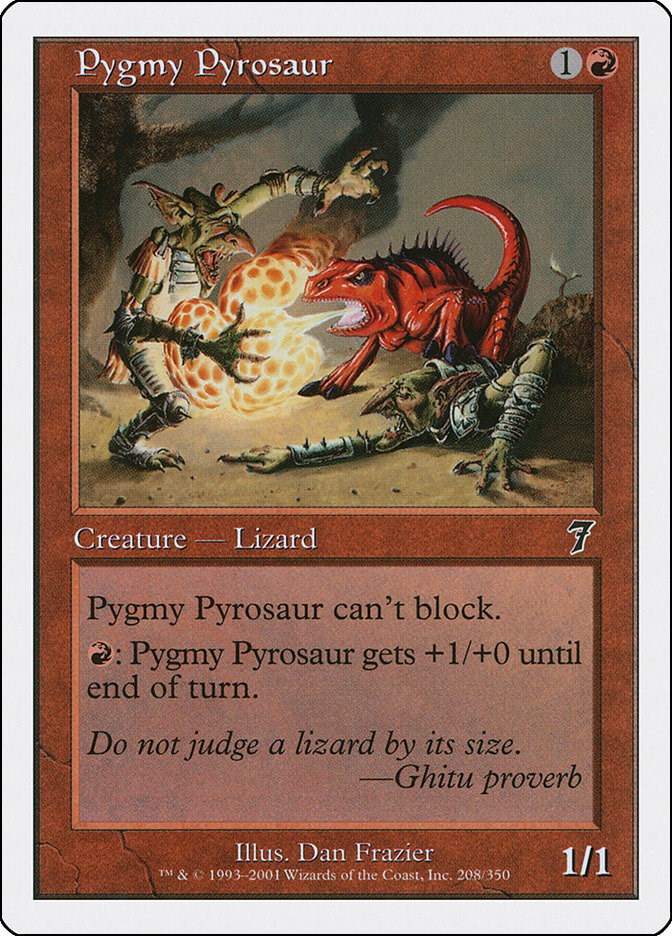 Pygmy Pyrosaur - 7th Edition - Magic: The Gathering
