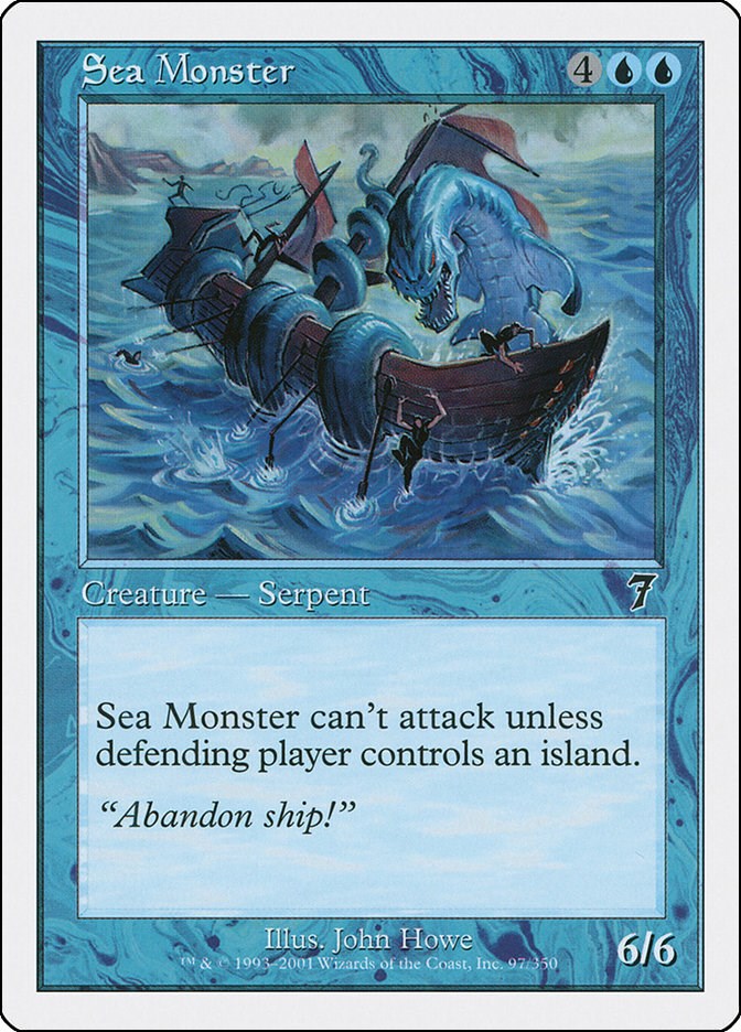 Sea Monster - 7th Edition - Magic: The Gathering