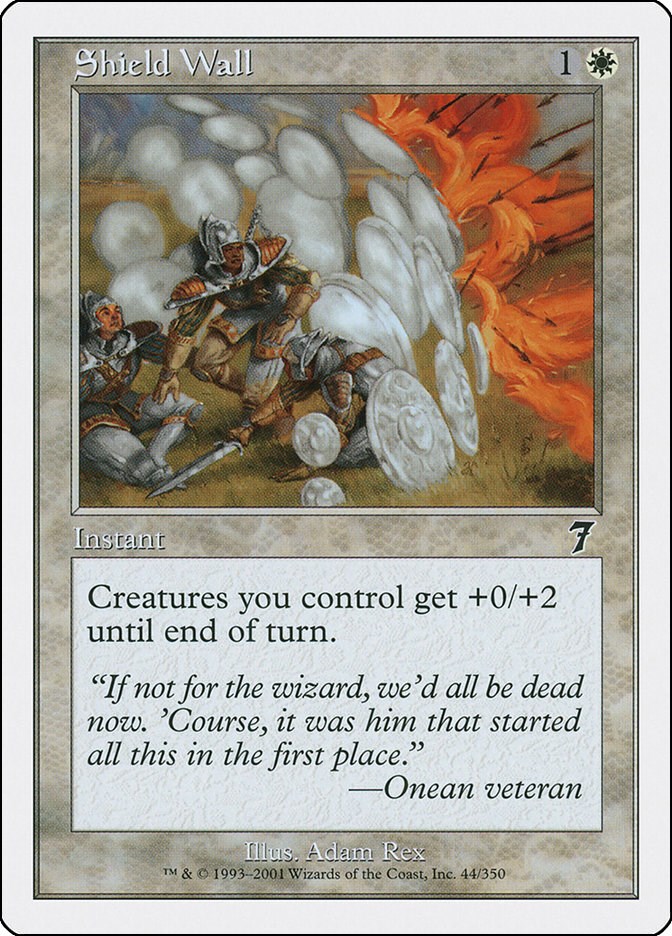 Shield Wall - 7th Edition - Magic: The Gathering