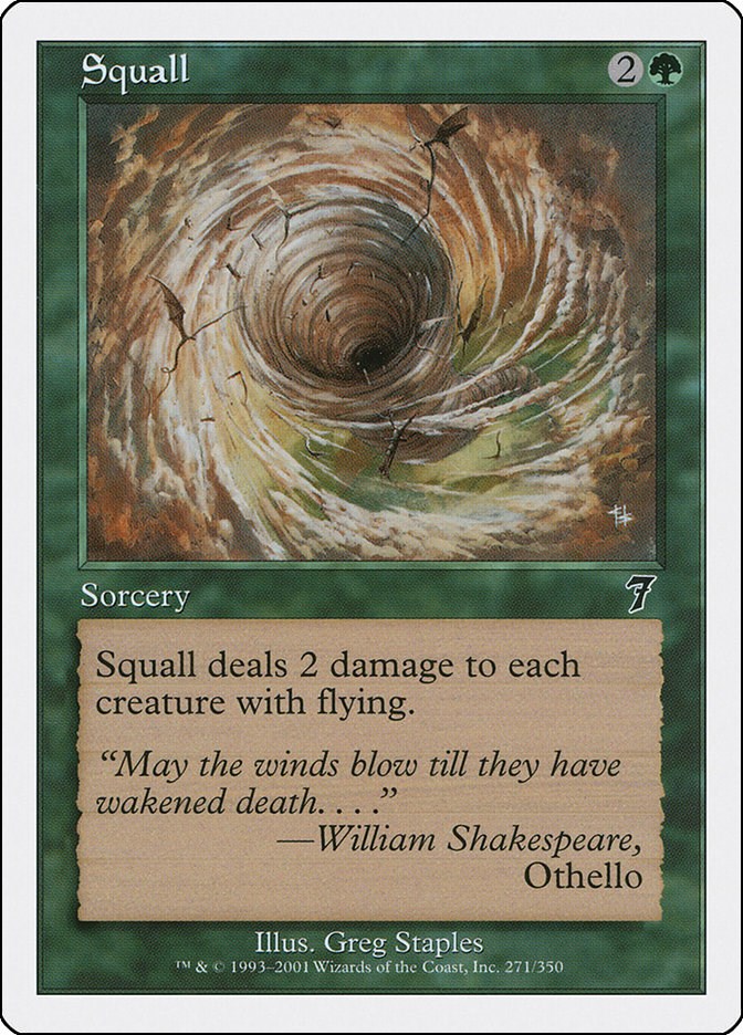 Squall - 7th Edition - Magic: The Gathering