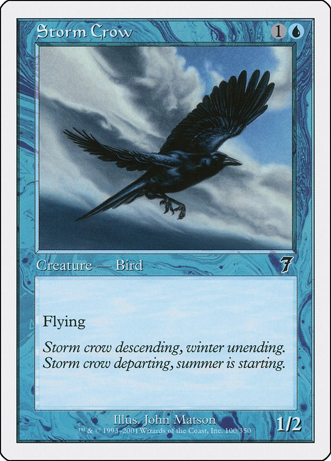 Storm Crow - 7th Edition - Magic: The Gathering