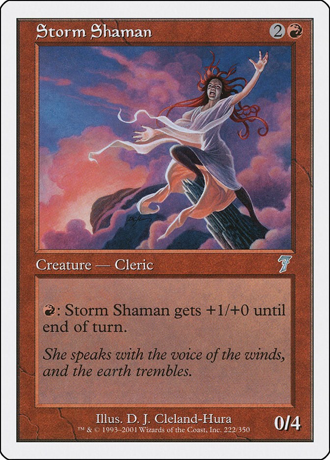 Storm Shaman - 7th Edition - Magic: The Gathering