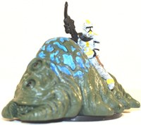 Clone Trooper on Gelagrub - The Clone Wars - Star Wars Miniatures