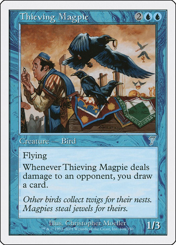 Thieving Magpie - 7th Edition - Magic: The Gathering