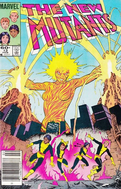 The New Mutants #12 (Newsstand) - The New Mutants (1983 Series ...