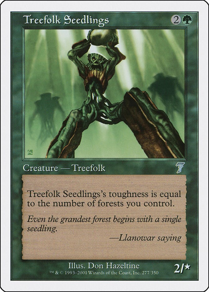 Treefolk Seedlings - 7th Edition - Magic: The Gathering