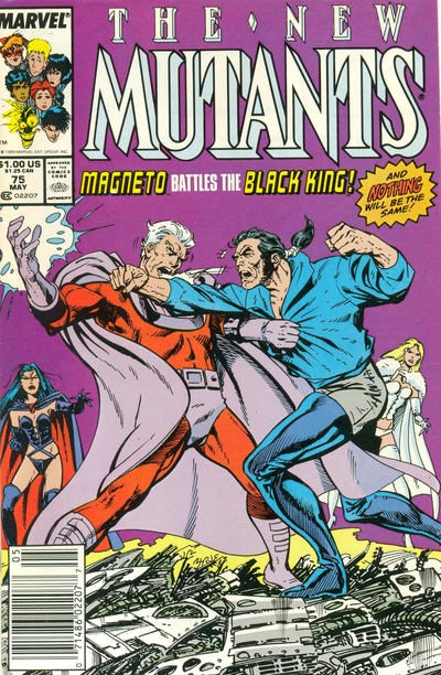 The New Mutants #75 (Newsstand) - The New Mutants (1983 Series ...