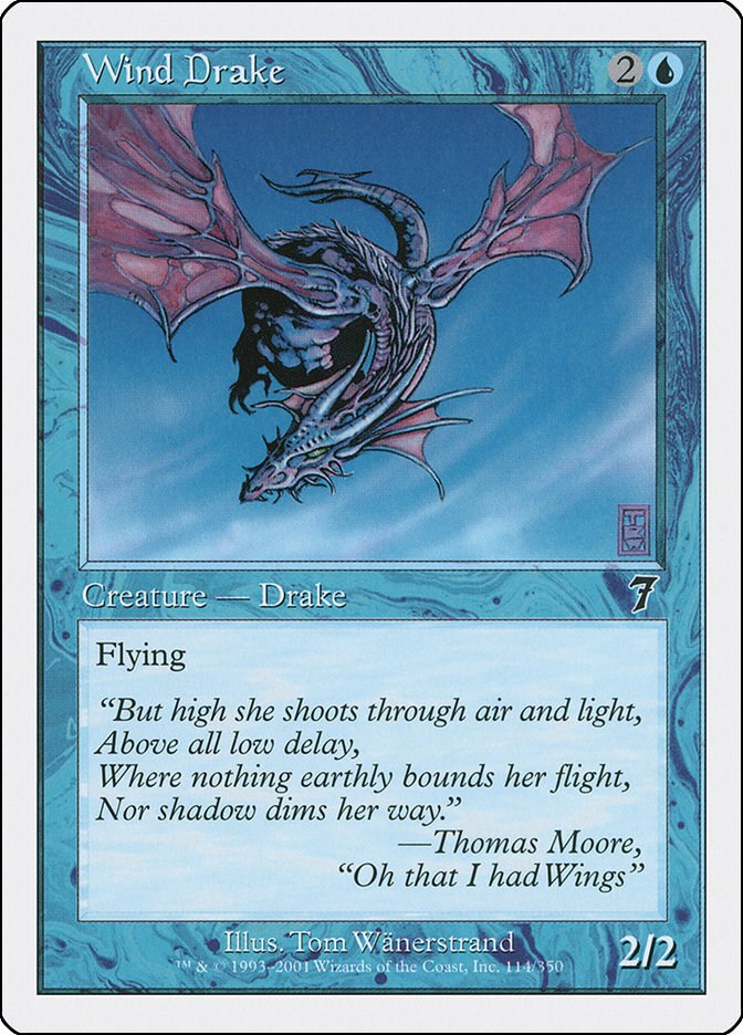 Wind Drake - 7th Edition - Magic: The Gathering