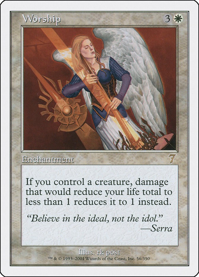 Worship - 7th Edition - Magic: The Gathering