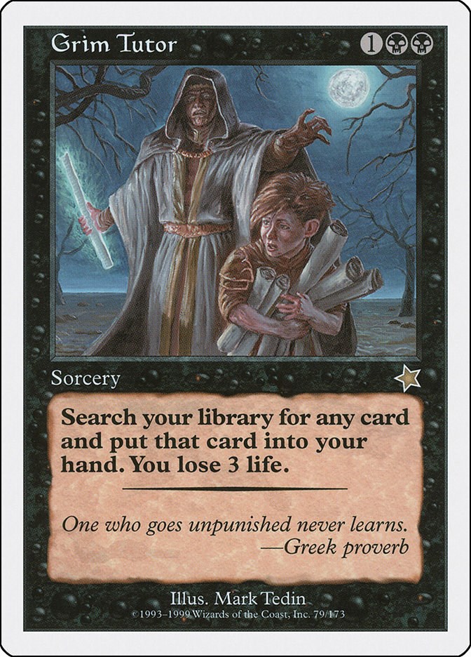 Grim Tutor - Starter 1999 - Magic: The Gathering