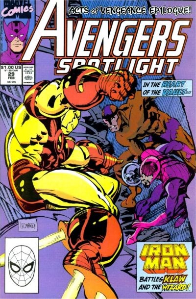 Avengers Spotlight #29 (Direct) - Avengers Spotlight (1989 Series ...