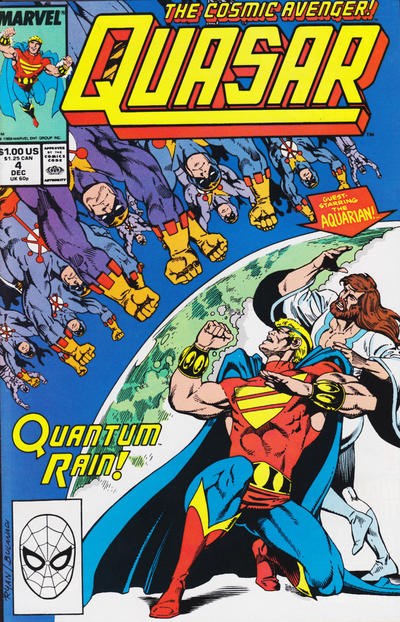 Quasar #4 (Direct) - Quasar (1989 Series) - Marvel Comics