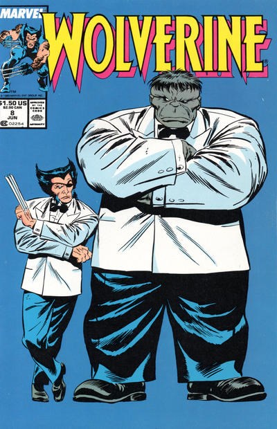 Wolverine #8 (Direct) - Wolverine (1988 Series) - Marvel Comics