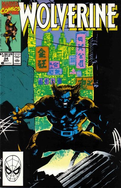 Wolverine #24 (Direct) - Wolverine (1988 Series) - Marvel Comics