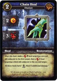 Chain Heal - Spoils of War - World of Warcraft Miniatures