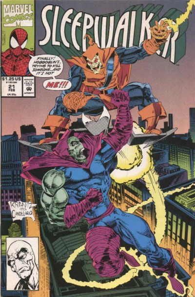Sleepwalker #21 (Direct) - Sleepwalker (1991 Series) - Marvel Comics