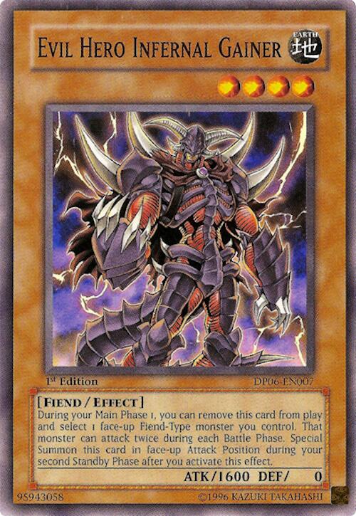 Evil Hero Infernal Gainer - Duelist Pack 6: Jaden Yuki 3 - YuGiOh