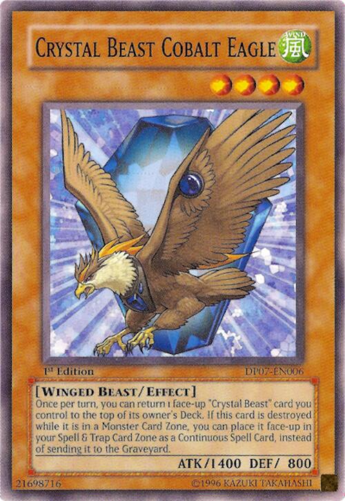 Crystal Beast Cobalt Eagle - Duelist Pack 7: Jesse Anderson - YuGiOh