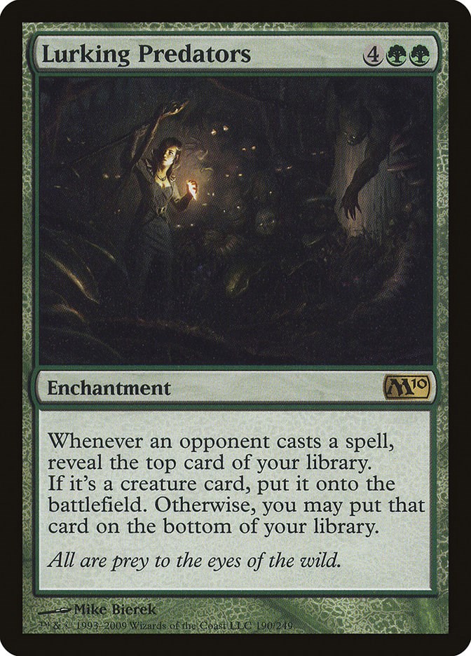 Lurking Predators - Magic 2010 (M10) - Magic: The Gathering
