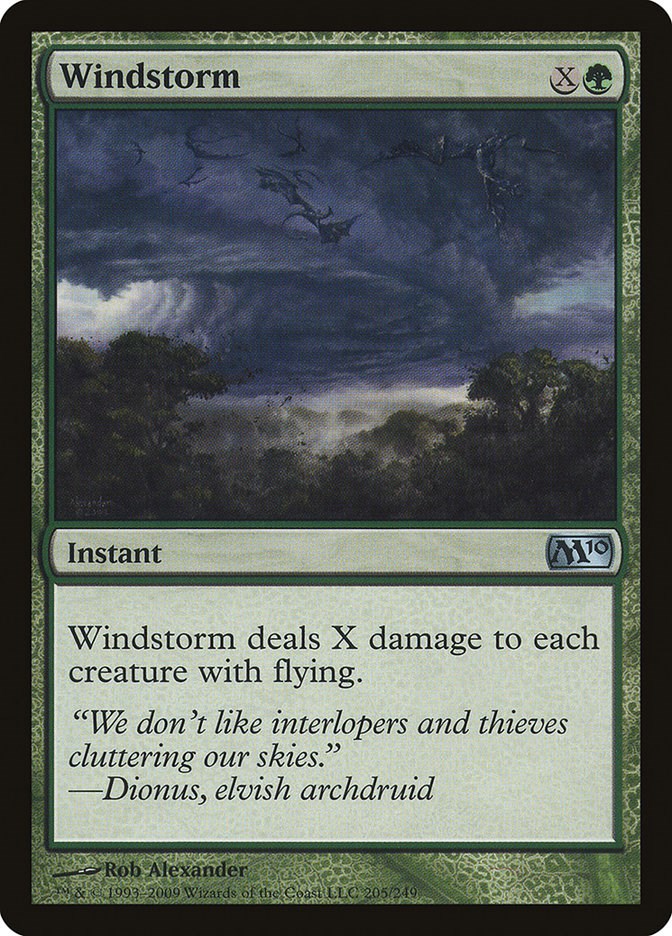 Windstorm - Magic 2010 (M10) - Magic: The Gathering