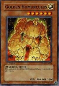 Golden Homunculus - Structure Deck: The Dark Emperor - YuGiOh