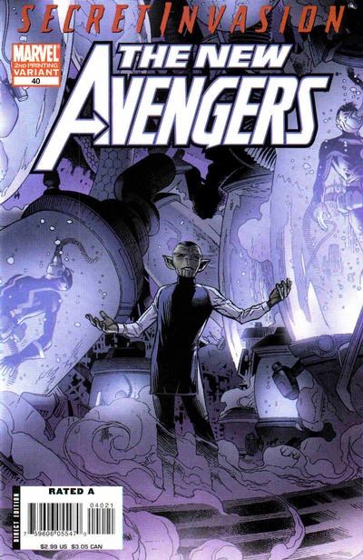 New Avengers #40 (second print variant) - New Avengers (2005 Series ...