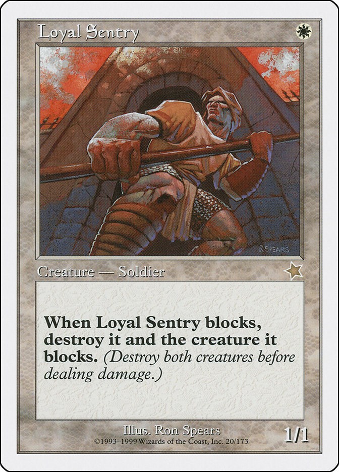 Loyal Sentry - Starter 1999 - Magic: The Gathering