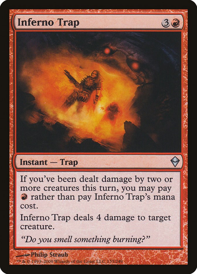 Inferno Trap - Zendikar - Magic: The Gathering