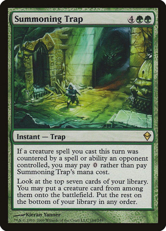 Summoning Trap - Zendikar - Magic: The Gathering
