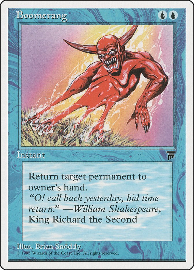 Boomerang - Chronicles - Magic: The Gathering
