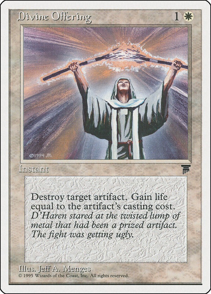 Divine Offering - Chronicles - Magic: The Gathering