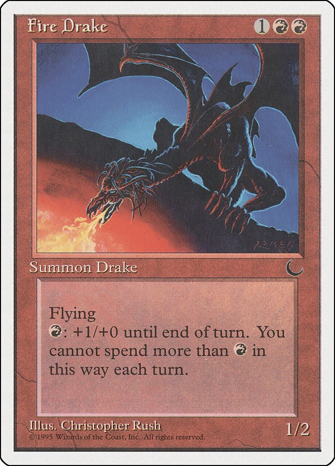 Fire Drake - Chronicles - Magic: The Gathering