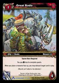 Great Kodo - Scourgewar - WoW
