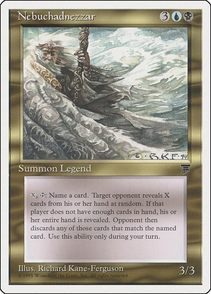 Nebuchadnezzar - Chronicles - Magic: The Gathering