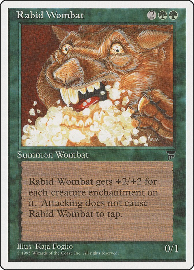 Rabid Wombat - Chronicles - Magic: The Gathering