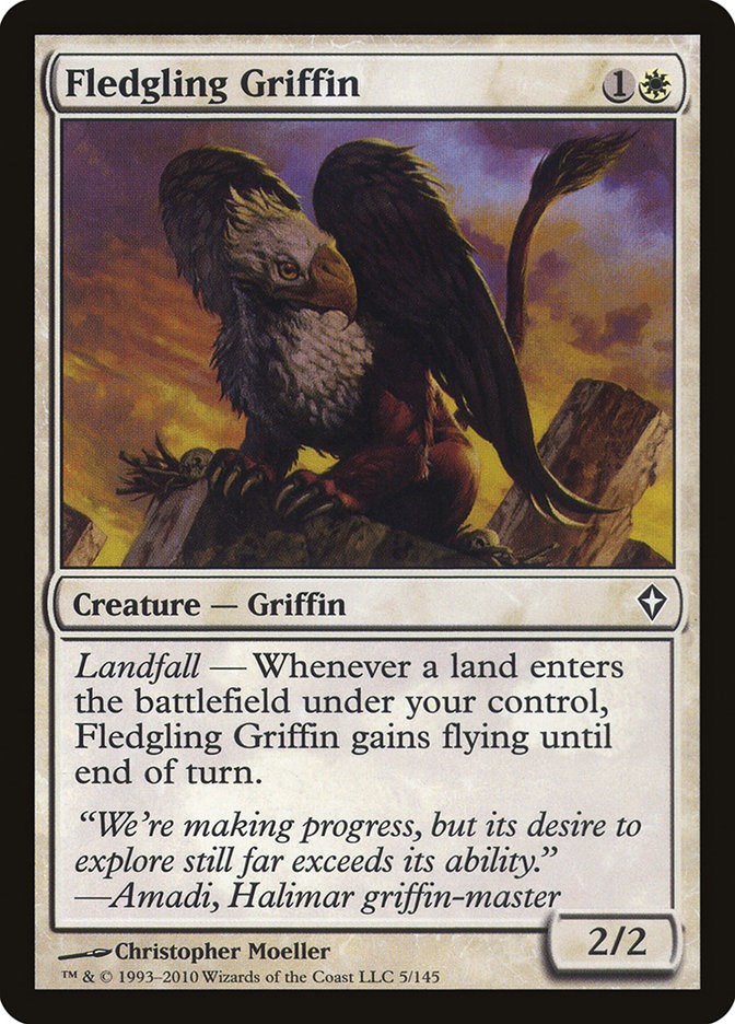 Fledgling Griffin - Worldwake - Magic: The Gathering
