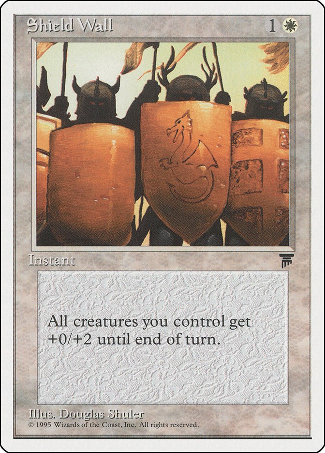 Shield Wall - Chronicles - Magic: The Gathering