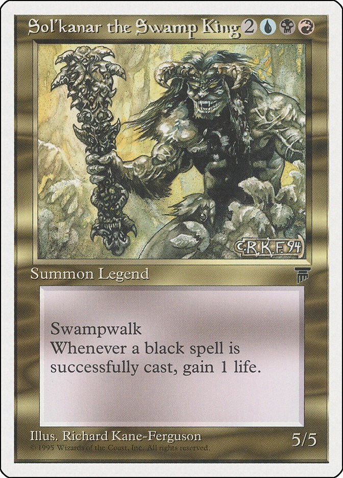 Sol'kanar the Swamp King - Chronicles - Magic: The Gathering