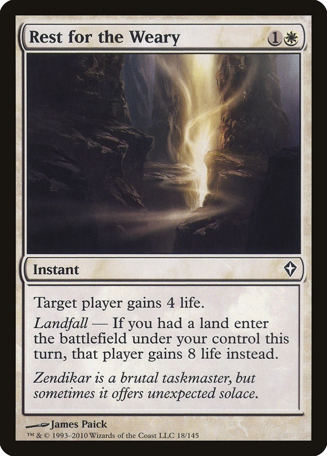 Rest for the Weary - Worldwake - Magic: The Gathering