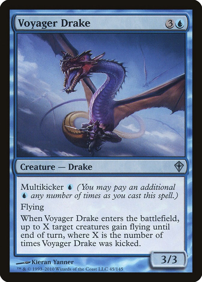Voyager Drake - Worldwake - Magic: The Gathering