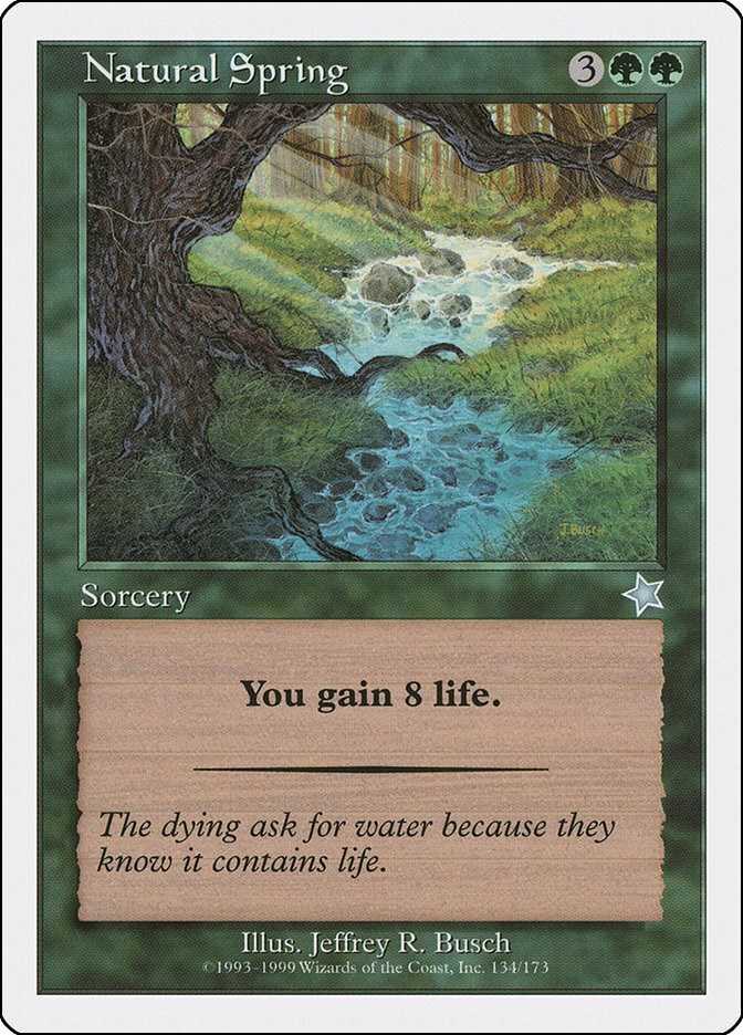 Natural Spring - Starter 1999 - Magic: The Gathering