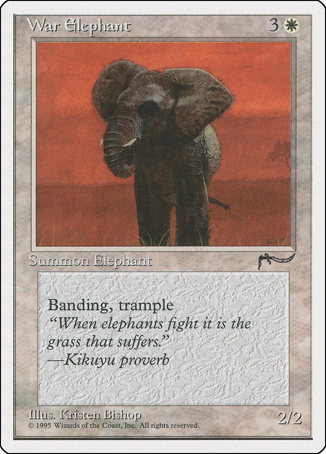 War Elephant - Chronicles - Magic: The Gathering