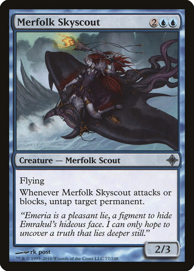 Merfolk Skyscout - Rise of the Eldrazi - Magic: The Gathering
