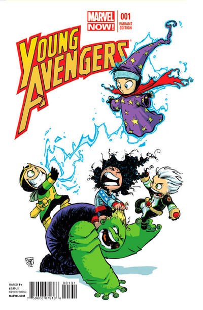 Young Avengers #1 (Marvel Babies Variant Cover by Skottie Young ...