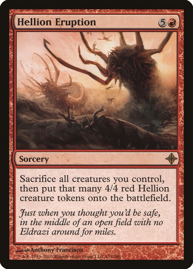 Hellion Eruption - Rise of the Eldrazi - Magic: The Gathering
