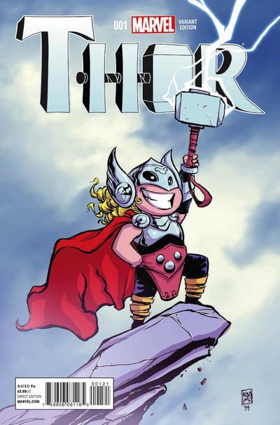Thor #1 (Skottie Young Babies Variant) - Thor (2014 Series) - Marvel Comics