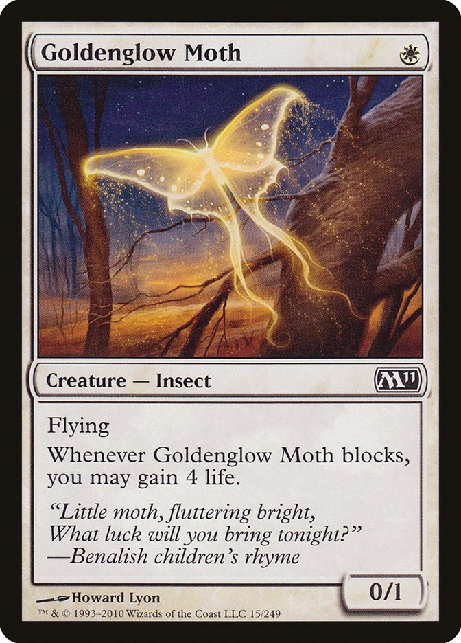 Goldenglow Moth - Magic 2011 (M11) - Magic: The Gathering