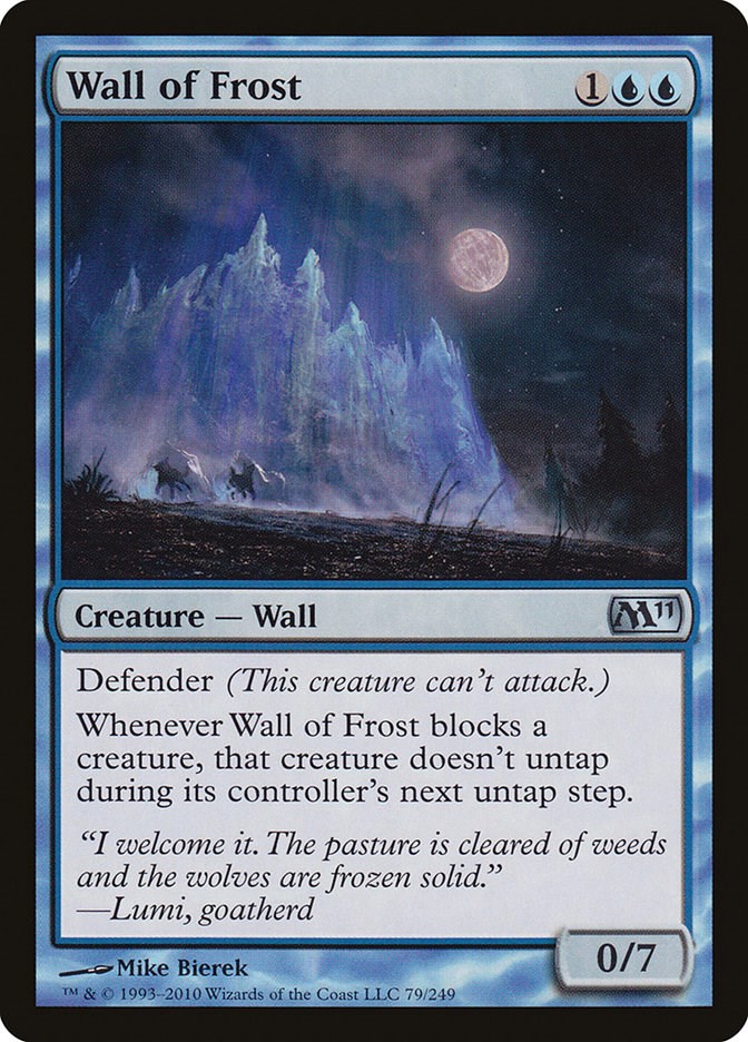 Wall of Frost - Magic 2011 (M11) - Magic: The Gathering