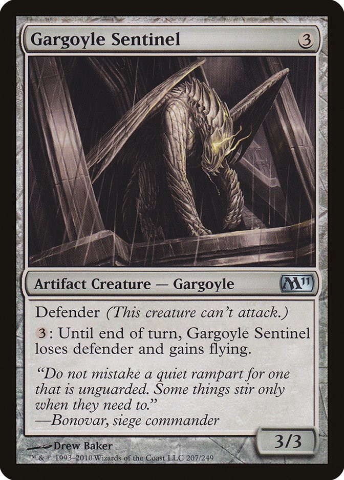 Gargoyle Sentinel - Magic 2011 (M11) - Magic: The Gathering